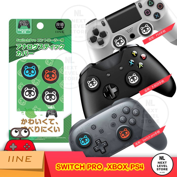 Jual Analog Cap IINE Cat Paw Nintendo Switch Pro Controller PS4 PS5 ...