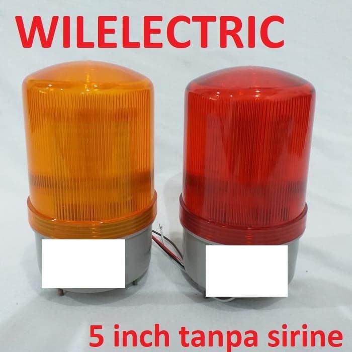 Jual lampu rotary / warning light LED 5" inch multi voltage tanpa ...