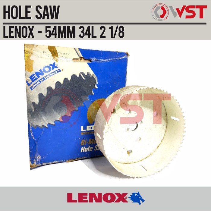 Jual LENOX Holesaw Besi 54mm / Arbored Holesaw bimetal Made in USA ...