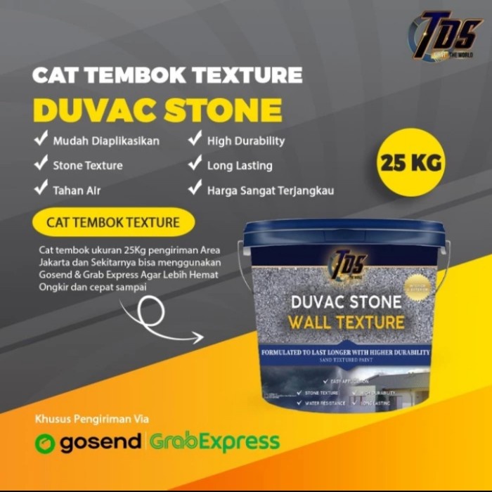 Jual Cat Tembok Duvac Texture Stone Effect 5 Kg Stone Effect | Shopee ...