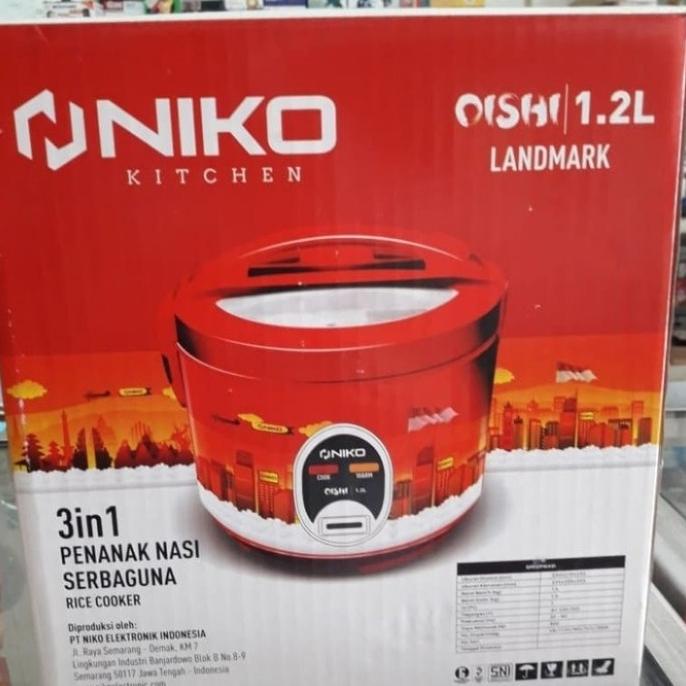 Jual penanak nasi merek NIKO oishi 1.2 liter/ magicom merek NIKO ...