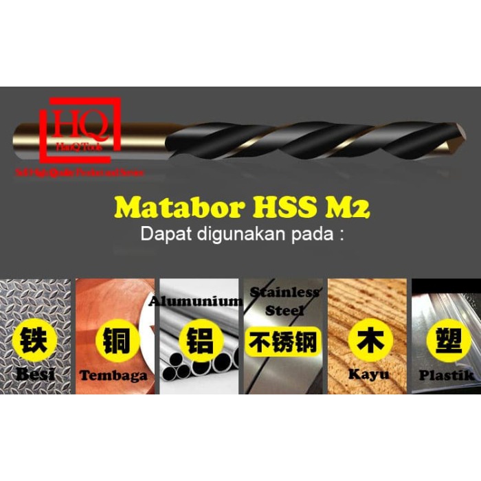 Jual Mata Bor Besi Kayu Stainless Pipa Aluminium Matabor HSS 4mm 4 mm ORIGINAL 3S SSS | Shopee ...