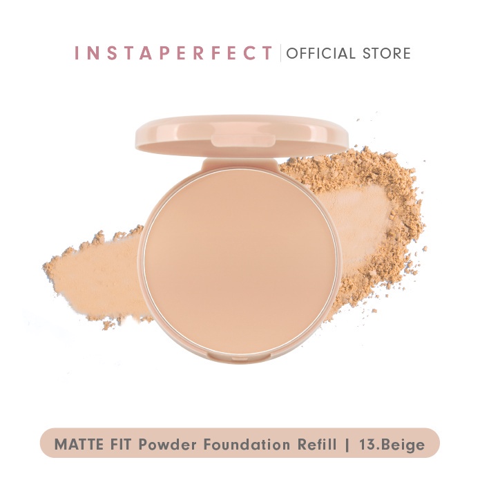 Jual WARDAH INSTAPERFECT reffil MATTE FIT Powder Foundation (kemasan ...