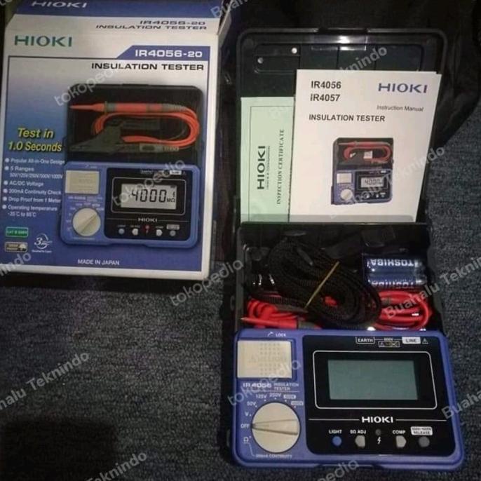 Jual hioki ir4056-21 digital insulation tester ir 4056-21 megger ...