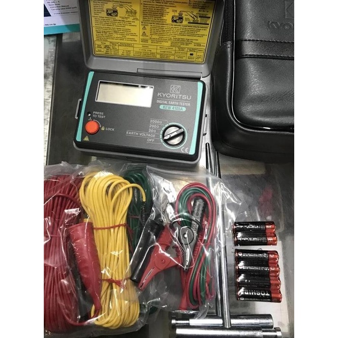 Jual Megger Tanah Kyoritsu 4105A Digital Grounding Tester 4105A ...