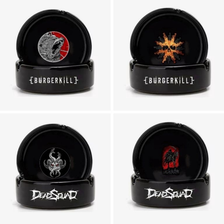 Jual Promo.. Asbak logo band burgerkill/ asbak gambar dead squad/ asbak ...