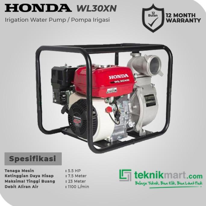 Jual Pompa Air Irigasi / Water Pump Bensin Honda Wl30xn (3") | Shopee Indonesia