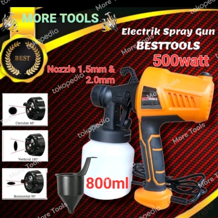 Jual Electric Spray Gun 800ml Alat Semprot Cat Listrik / Spray Gun ...