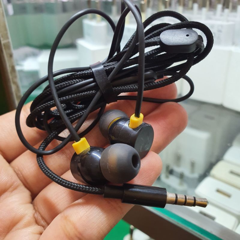 Jual Headset Realme Support Untuk Semua Hp R3alm3 Colokan Jack Original ...