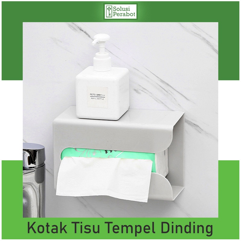 Jual Kotak Tisu Tempel Dinding / Tempat Tissue Dapur Kamar Mandi Toilet ...