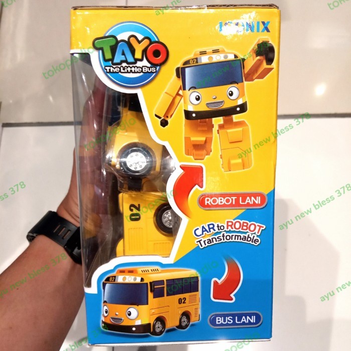 Jual PROMO!!! READY TAYO THE LITTLE BUS TRANSFORMING ROBOT LANI BUS ...