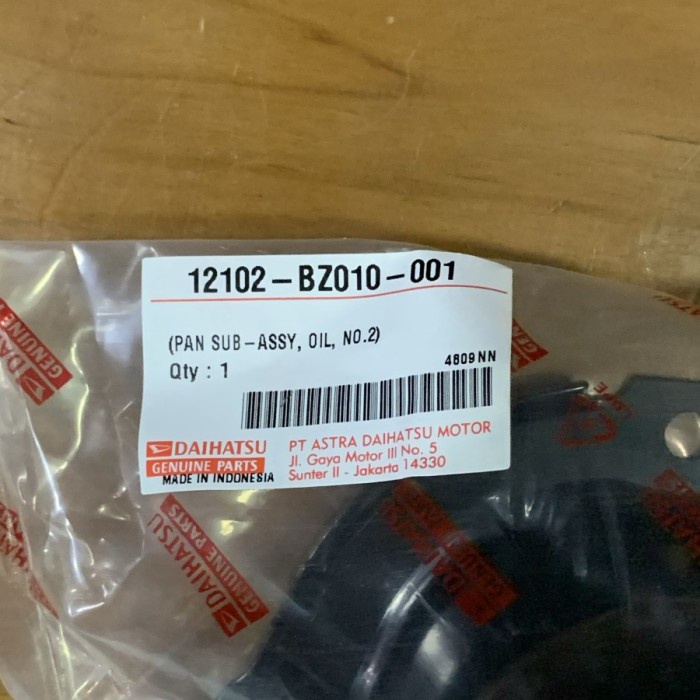 Jual Bak Carter / Pan Oil Sub-Assy Daihatsu Granmax Original 12102 ...