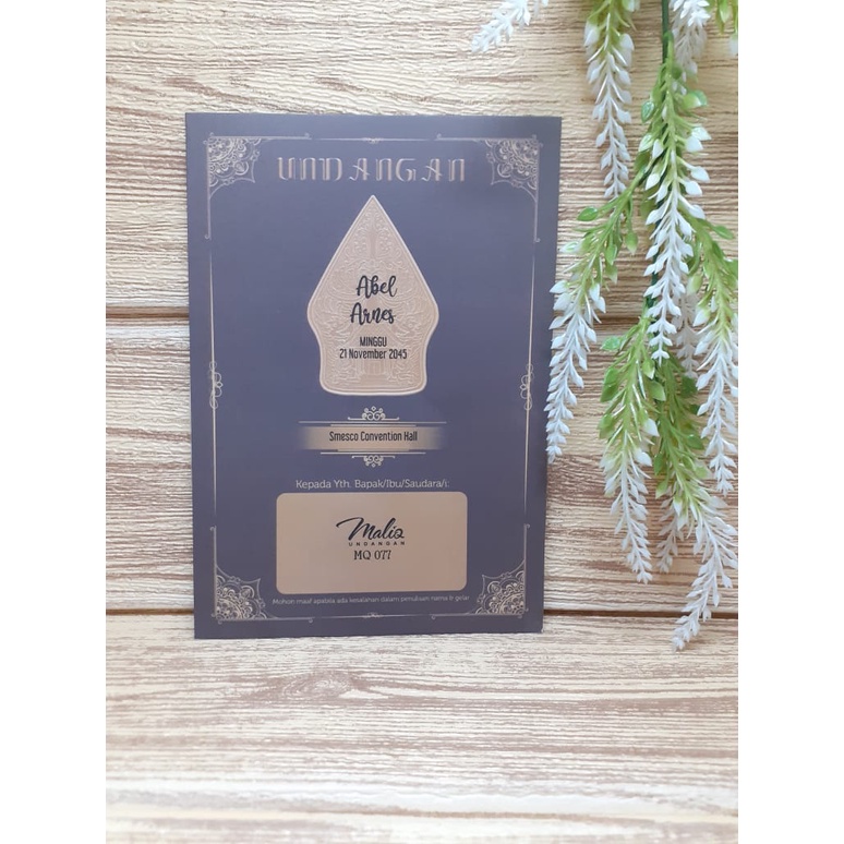 Jual Blangko Undangan Maliq 77 Murah | Shopee Indonesia