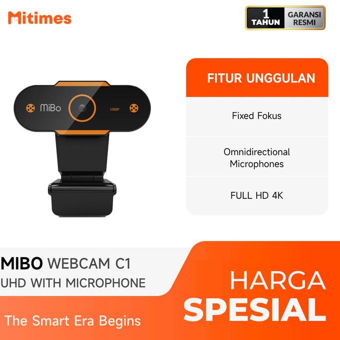 Jual Mibo WebCam C1 4K USB Camera UHD With Microphone | Shopee Indonesia