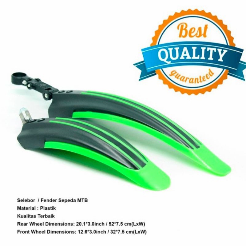Jual Spakbor Sepeda EXOTIC cocok untuk MTB/lipat/BMX (depan belakang ...