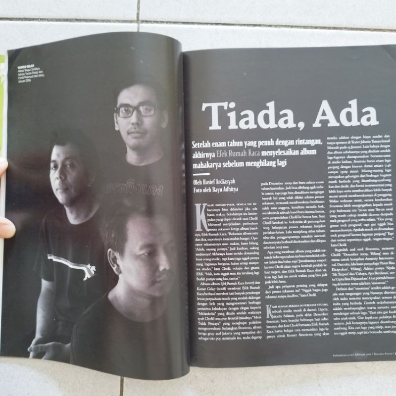 Jual artikel EFEK RUMAH KACA & Wawancara Leonardo Ringo x Emil Husein ...