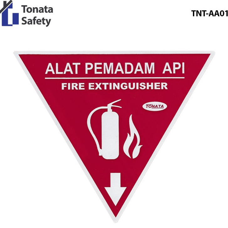 Jual Segera Dapatkan Segitiga APAR Tonata / Rambu Akrilik Alat Pemadam ...