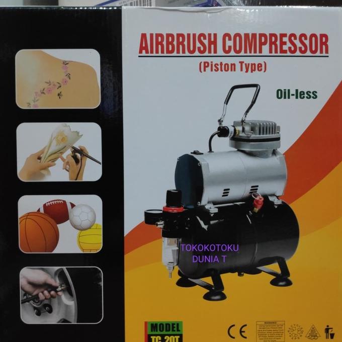 Jual Kompresor Mini Compressor Oil-Less Tangki 3 Liter 150 Watt Merk ...