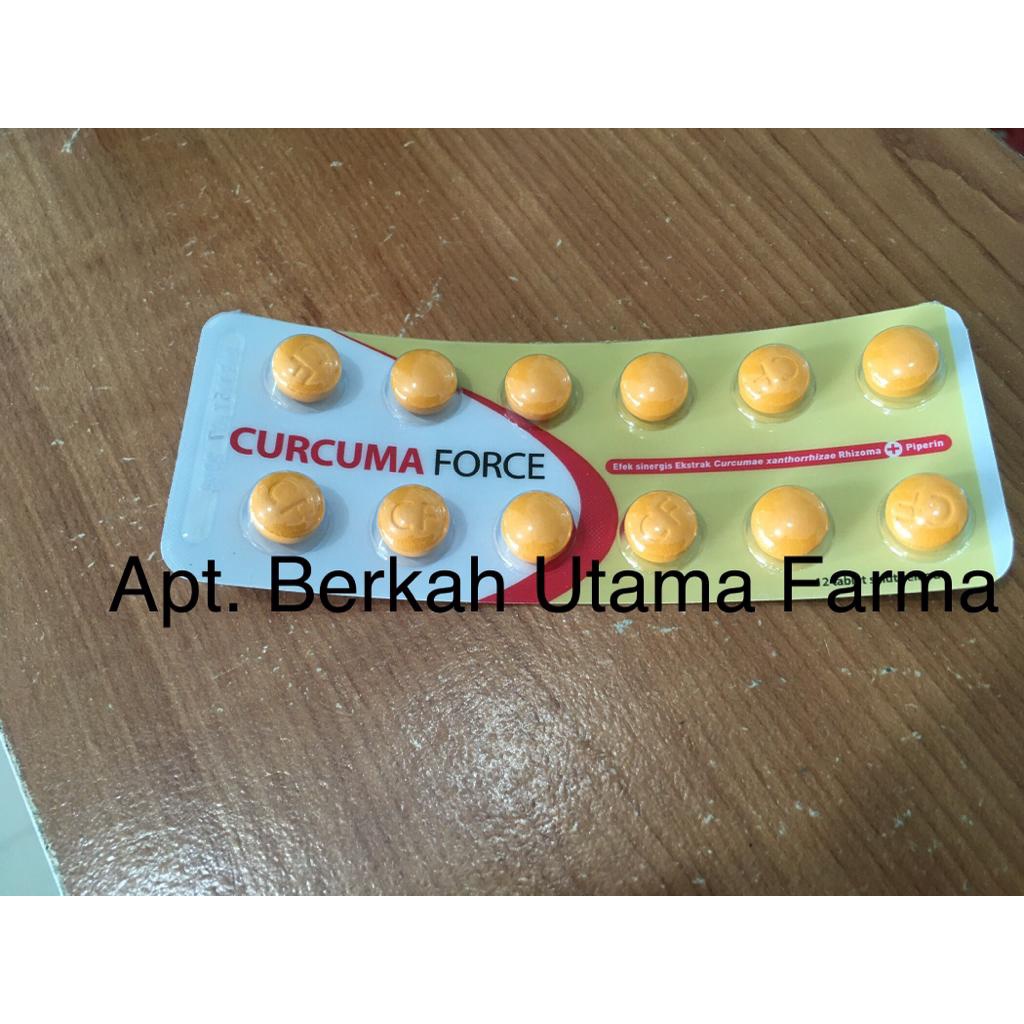 Jual Curcuma Force Strip isi 12 Tablet | Shopee Indonesia