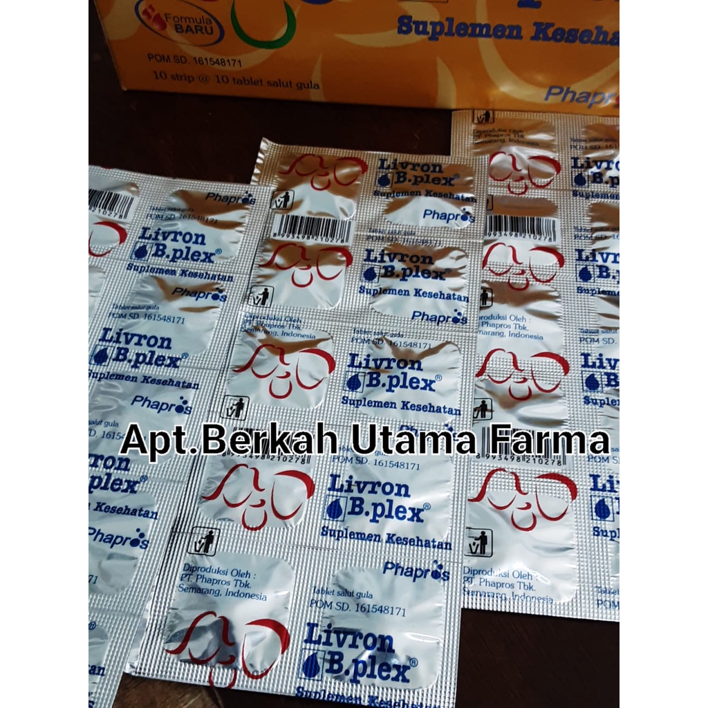 Jual Livron B-Plex Strip isi 10Tablet - Multivitamin & Mineral | Shopee ...