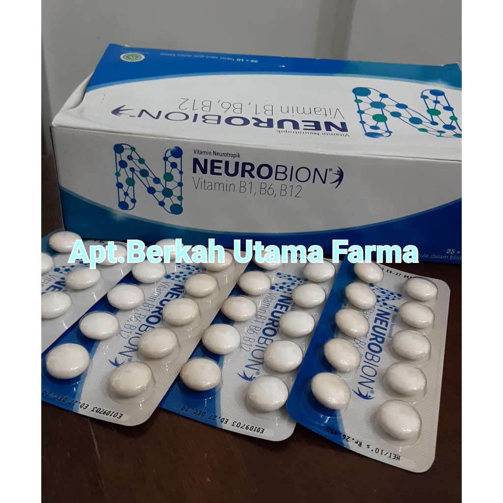 Jual Neurobion Box isi 250 Tablet - Neurobion putih - Exp: 12/24 ...