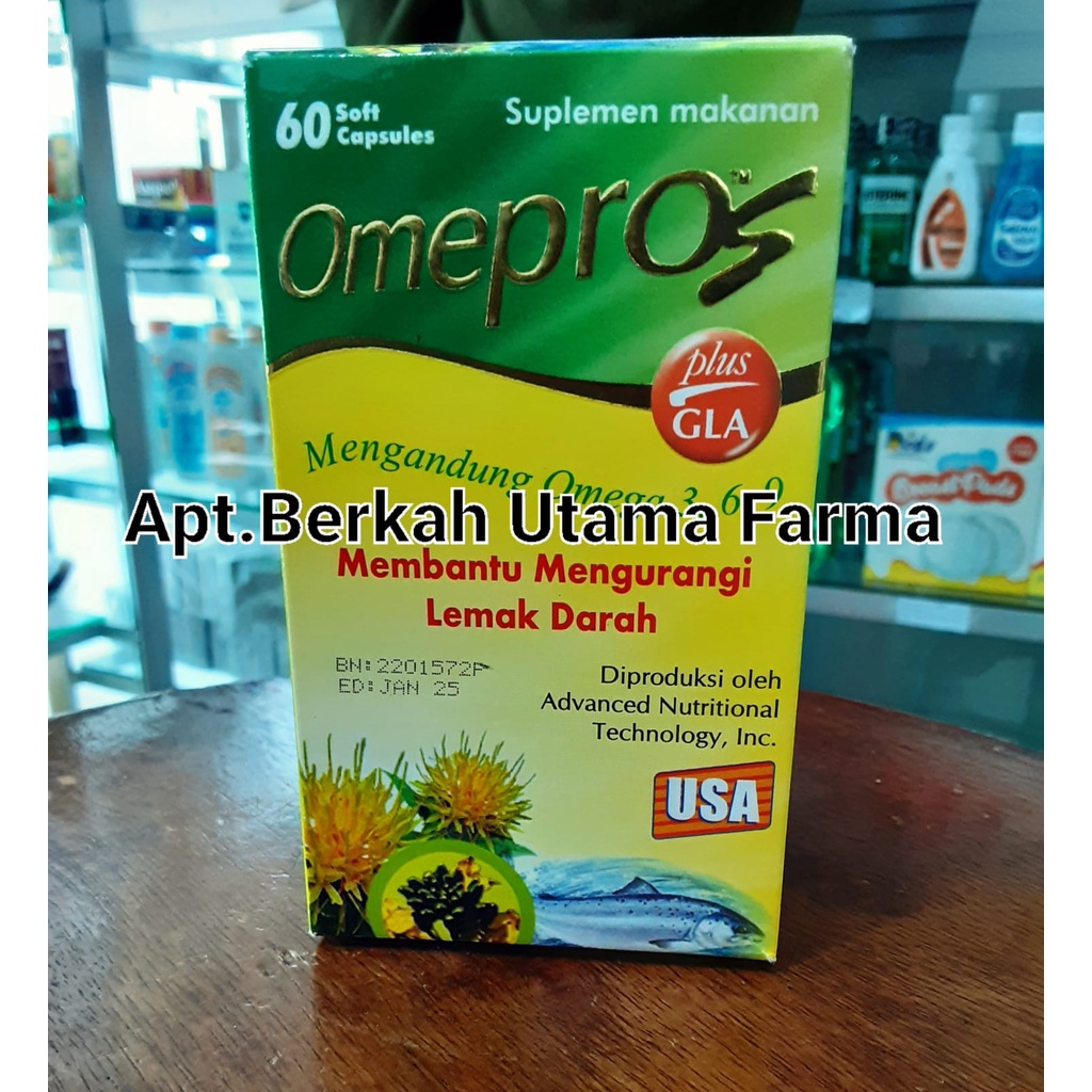 Jual Omepros Botol 60 Kapsul - Membantu menurunkan kadar kolesterol LDL ...