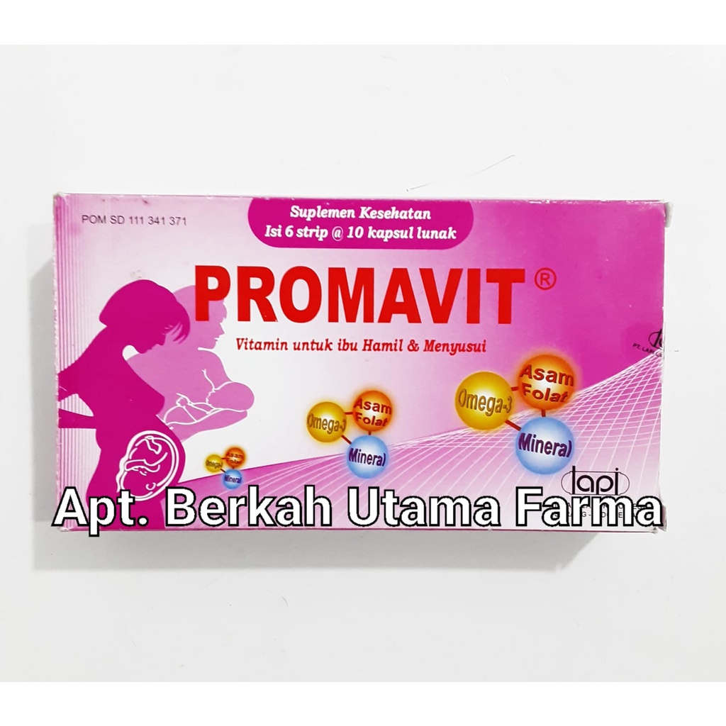 Jual Promavit Box isi 60 Tab - Multivitamin ibu hamil dan menyusui ...