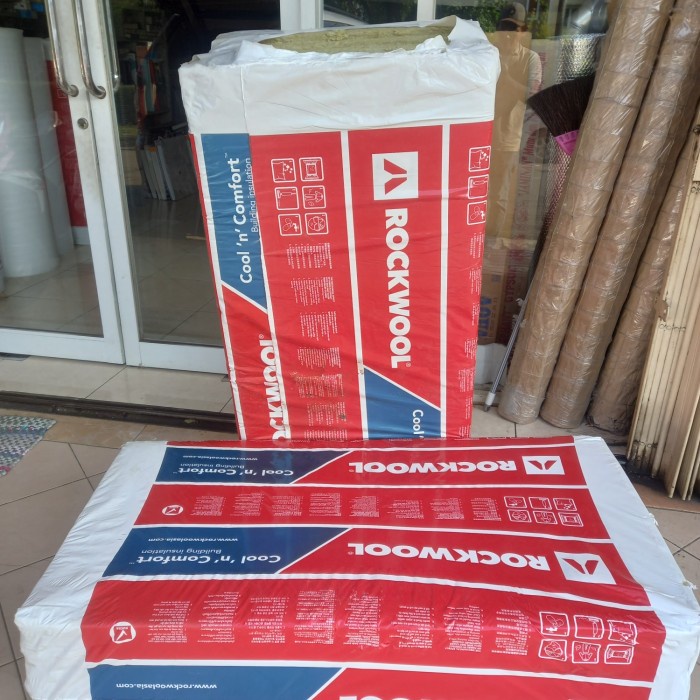 Jual Rockwool Peredam Suara Density 40 D60 D80 D100 (60 60 Tebal 2,5Cm ...