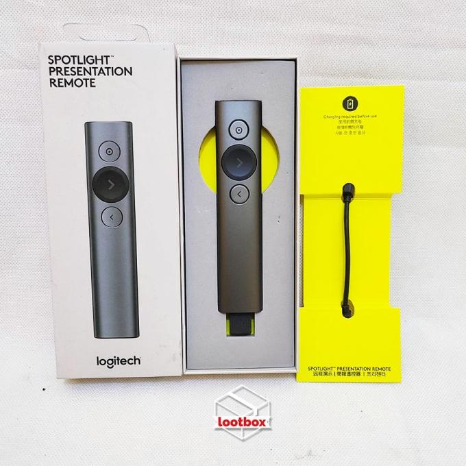 Jual Pointer Presenter Wireless Logitech Spotlight Bluetooth - Slate [SCND] | Shopee Indonesia