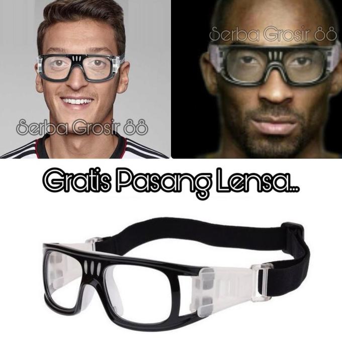 Jual Big Sale Kacamata Olahraga Basket Futsal Goggles (Frame + Lensa ...