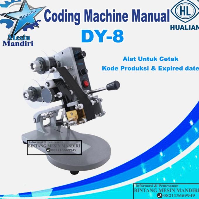 Jual mesin cetak tanggal kadaluarsa expired date printing manual coding ...