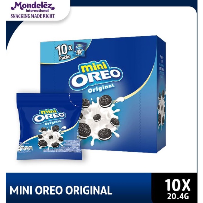 Jual Oreo MINI PACK 10 Pouch x 20 gr VANILA | Shopee Indonesia