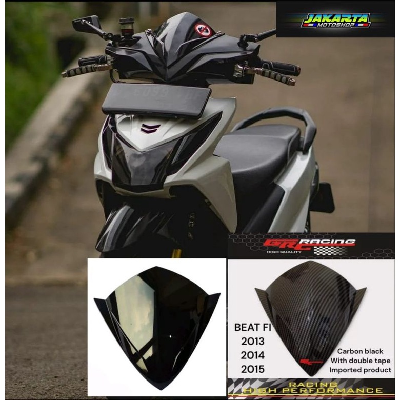 Jual Visor beat fi lama tahun 2013-2015 pnp plus double tape lem ...