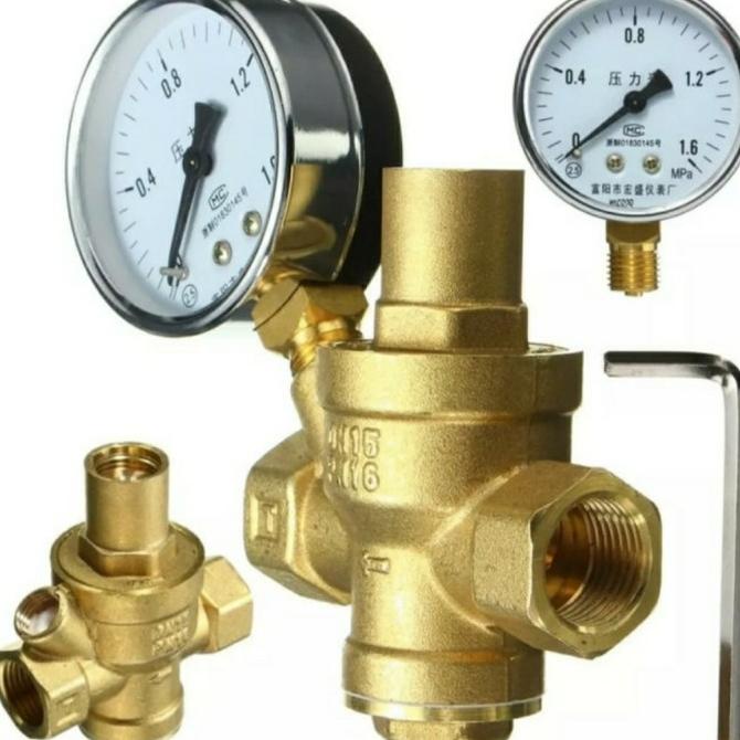 Jual Pressure Reducing Valve Prv Pn 16 Dn 15 Pressure Regulator 0.5 ...