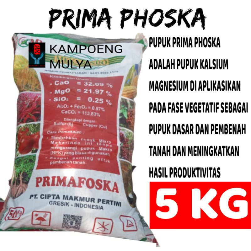 Jual PUPUK PRIMA PHOSKA REPACK 1KG 5KG PUPUK PERTUMBUHAN TUNAS DAUN DAN ...