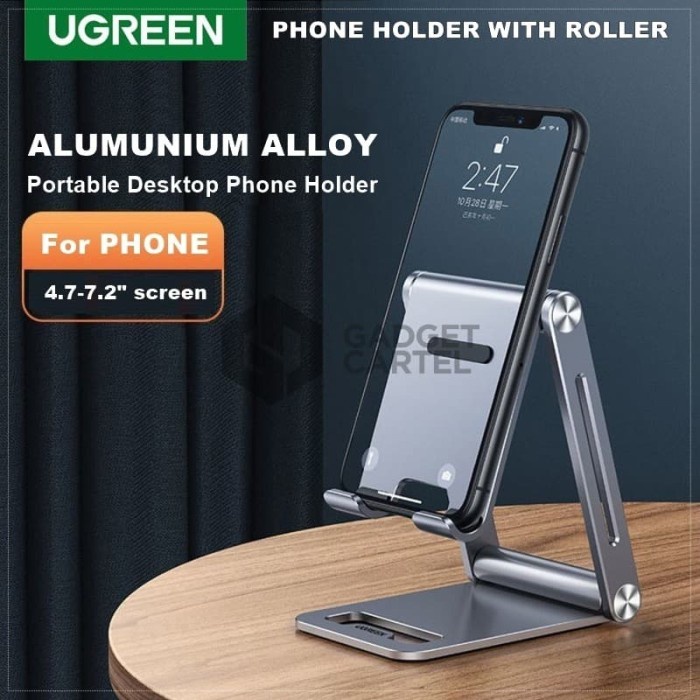 Jual UGREEN 80708 DESKTOP METAL PHONE HOLDER DUDUKAN HP STAND HANDPHONE ...