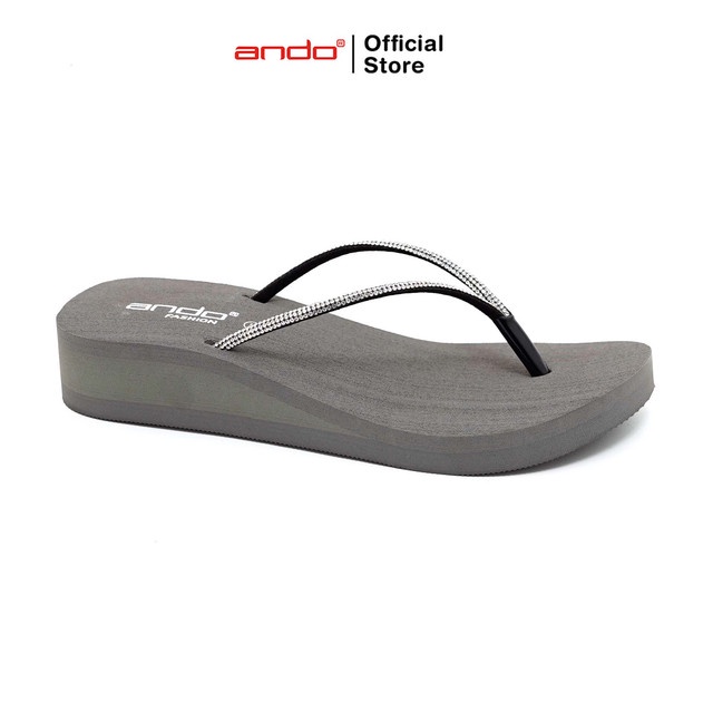 Jual Ando Official Sandal Jepit Nice Blink Wanita Dewasa - Abu Abu ...