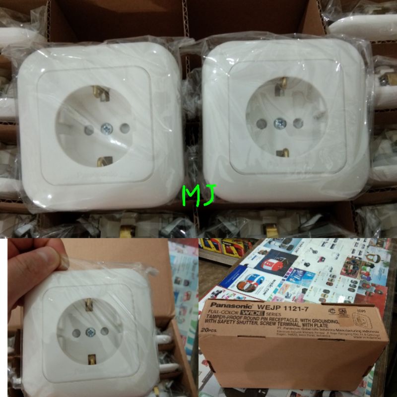 Jual Stop kontak Panasonic WEJP1121-7 (Children Protection) | Shopee ...