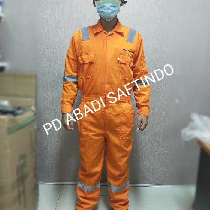 Jual ALAT KESELAMATAN JAPAN DRILL WEARPACK SAFETY MODEL COVERALL ...