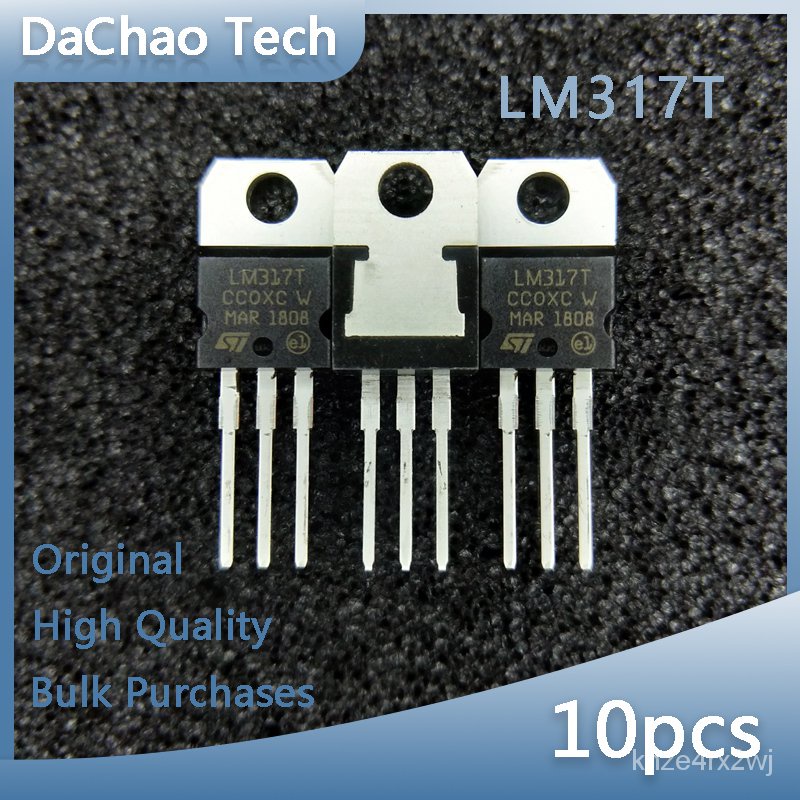 Jual &10pcs LM317 LM317T 1.5A 1.25-37V TO-220 ST Adjustable Three-Terminal Regulator Transistor ...