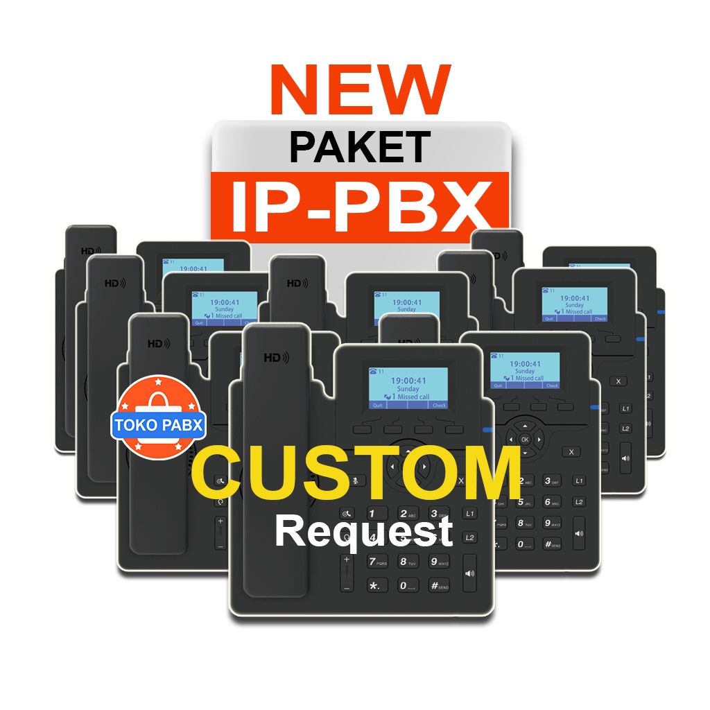 Jual Pabx IP PBX Paket Custom include SIP Phone | Shopee Indonesia