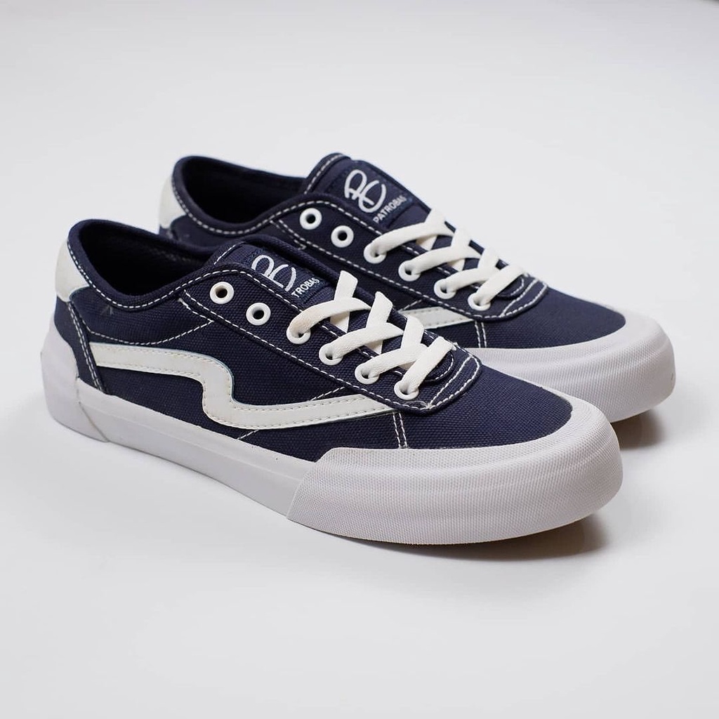 Jual PATROBAS SHOES - NEW IVAN LOW NAVY | Shopee Indonesia