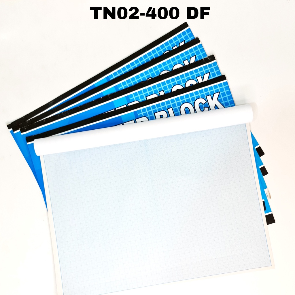 Jual MJ Buku Milimeter Blok Double Folio / Block / Buku Kotak Kotak (10 ...