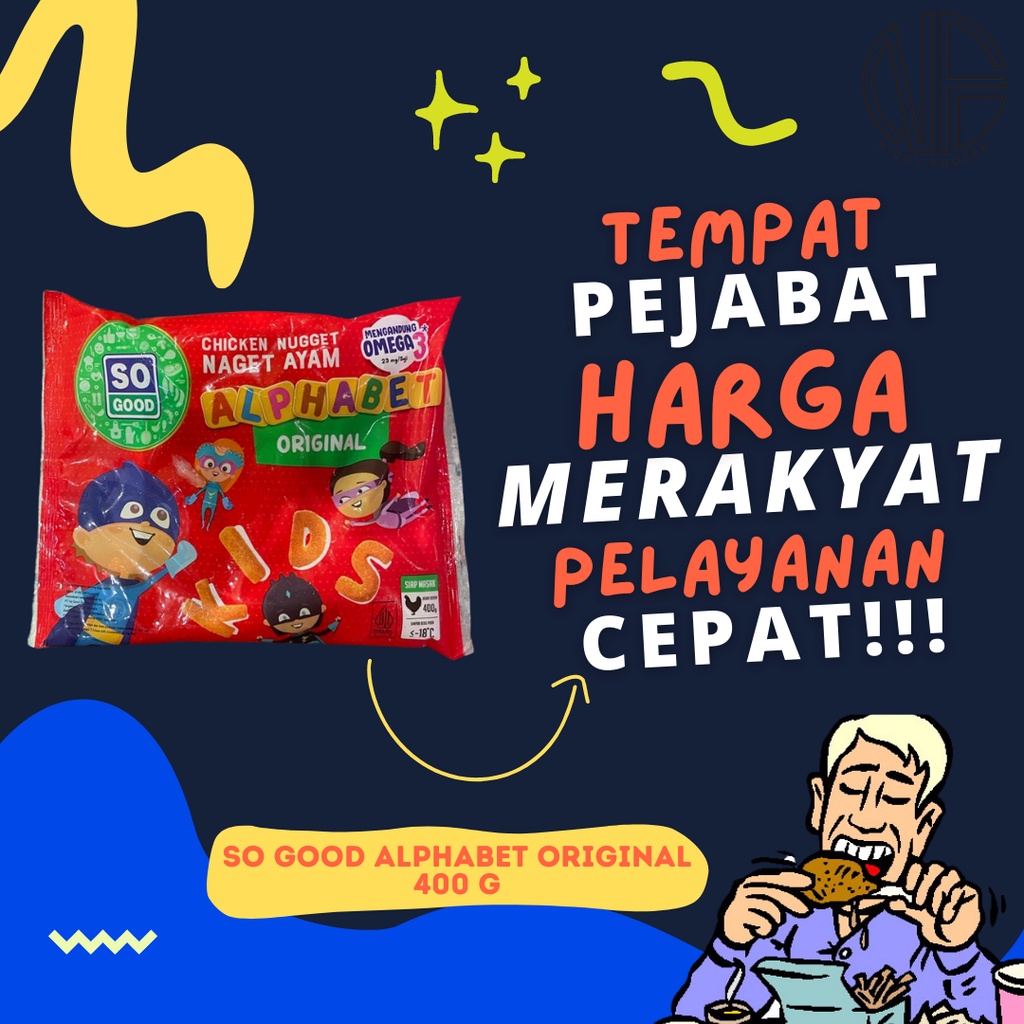 Jual SO GOOD ALPHABET ORIGINAL 400 G | Shopee Indonesia