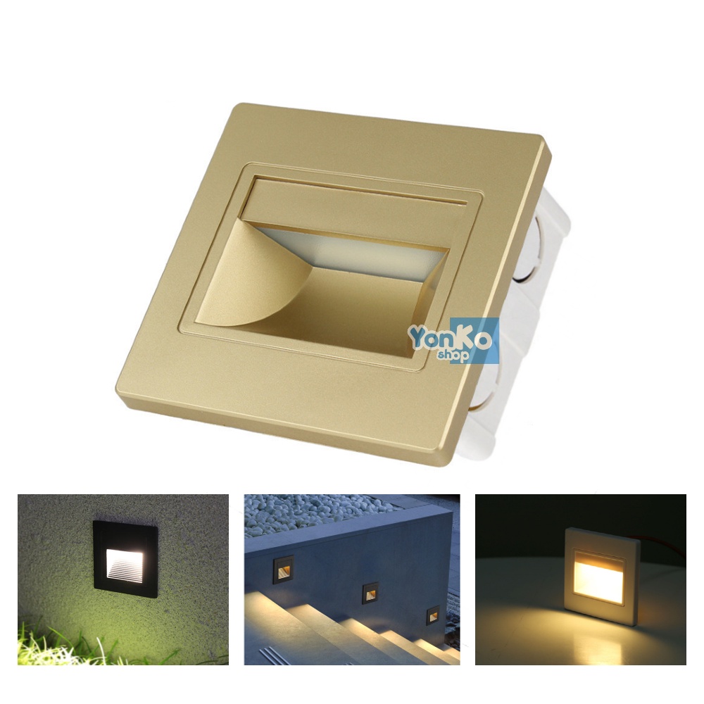 Jual Lampu Dinding Tangga Tanam LED Step Light Waterproof Inbow Wall ...