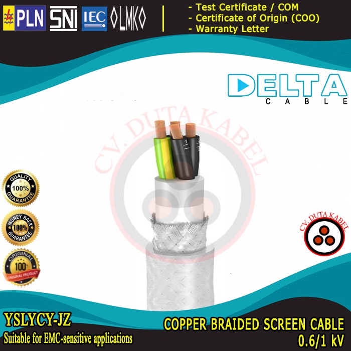 Jual Kabel YSLYCY-JZ 4x16 mm2 DELTA /4x16mm2/4x16 mm2/4x16mm2/4 x 16 ...