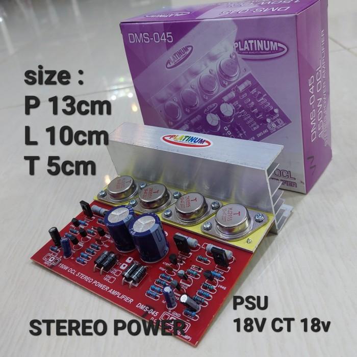 Jual KIT PCB POWER AMPLIFIER AMPLI STEREO JENGKOL TIP TOSHIBA SANKEN W ...
