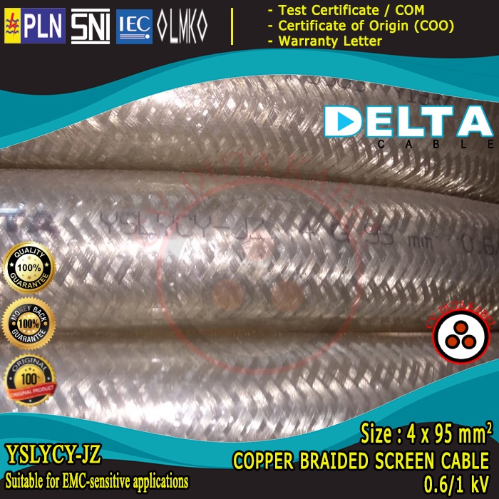 Jual Kabel YSLYCY-JZ 4x95 mm2 DELTA /4x95mm2/4x95 mm2/4x95mm2/4 x 95 ...