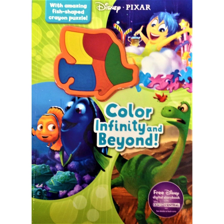 Jual Disney Pixar: Color Infinity And Beyond with amazing fish shaped ...