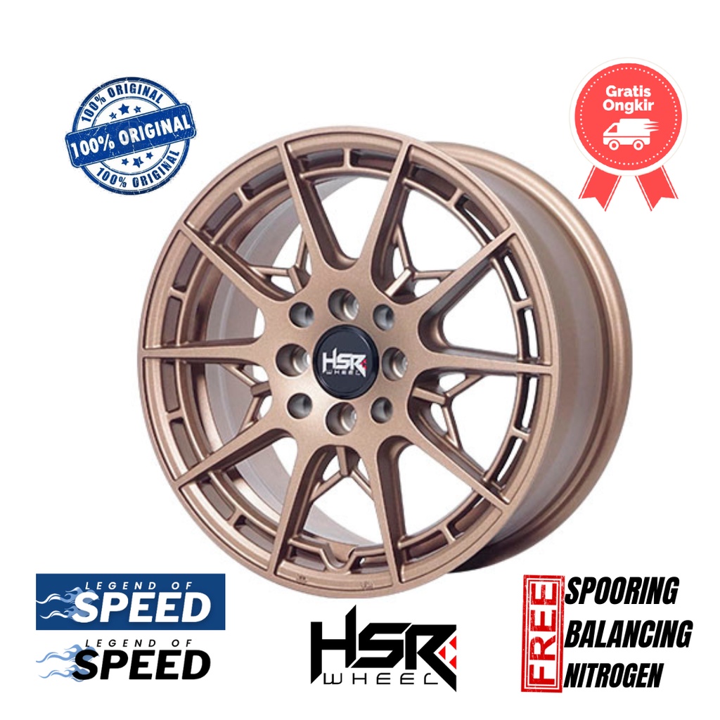Jual Velg HSR Ring 18 CK05 ( HRV, WRV, Juke, Civic, Mazda, Alphard ...